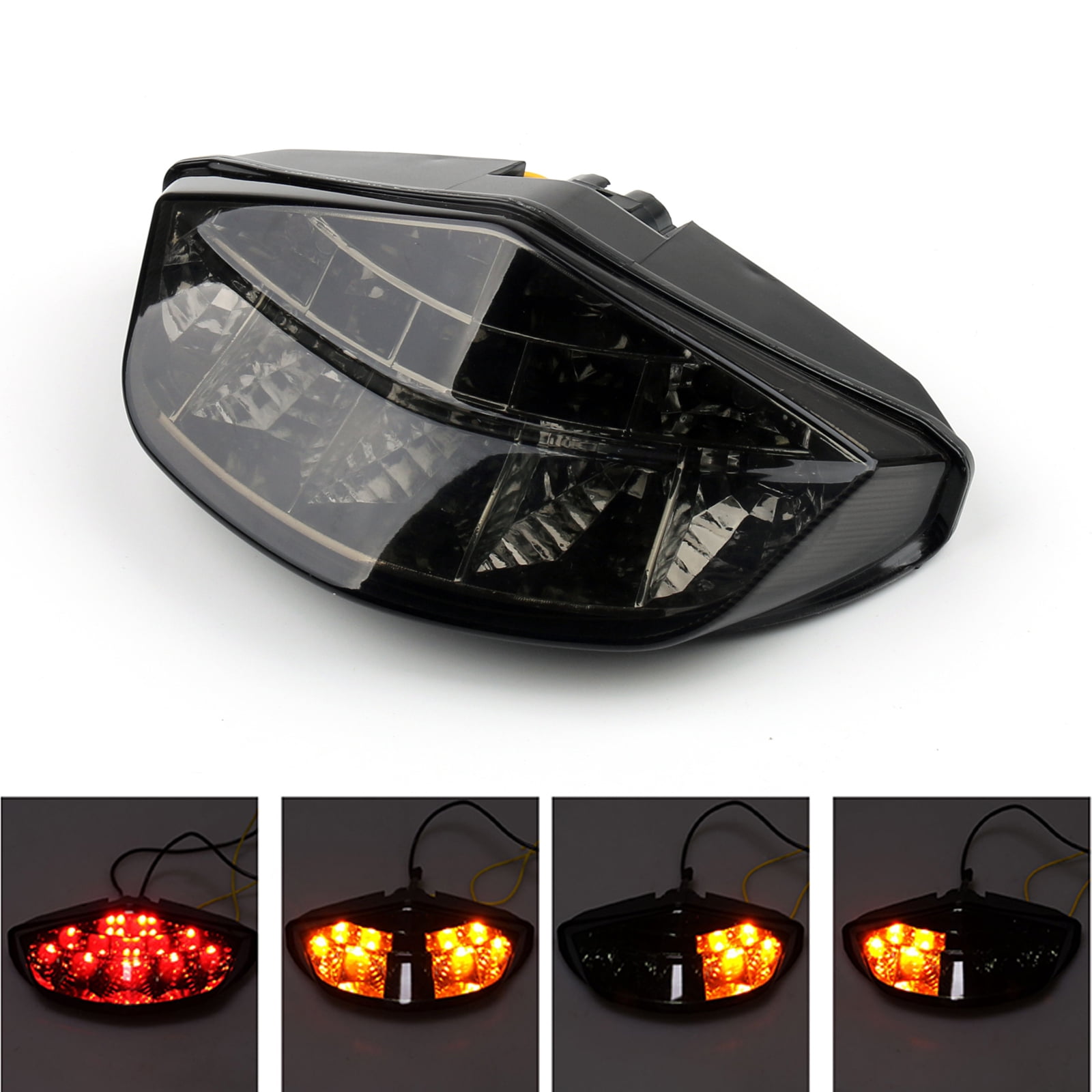 Integrated LED Tail Light Turn signals For DUCATI Monster 659 696 795 ...