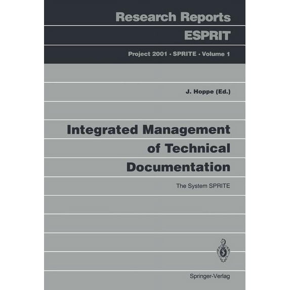 Integrated Management of Technical Documentation: The System Sprite ...