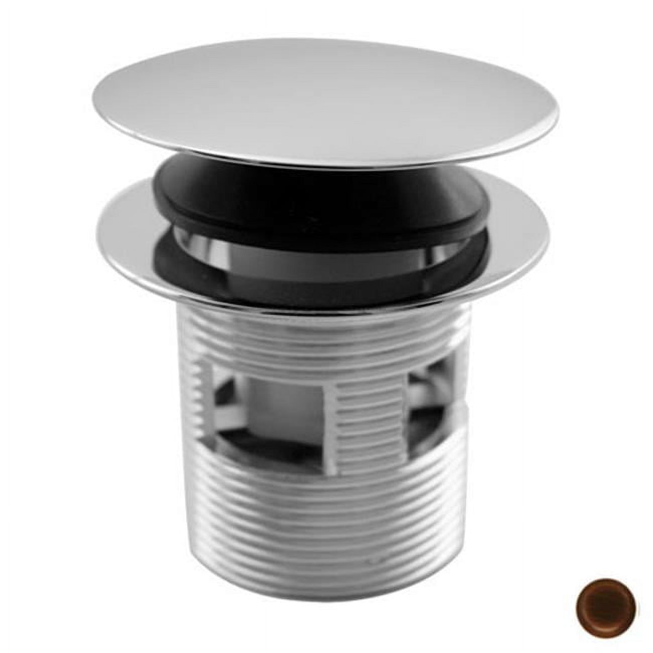 Integrated Overflow Round Tip Toe Bath Drain - Antique Bronze - Walmart.com