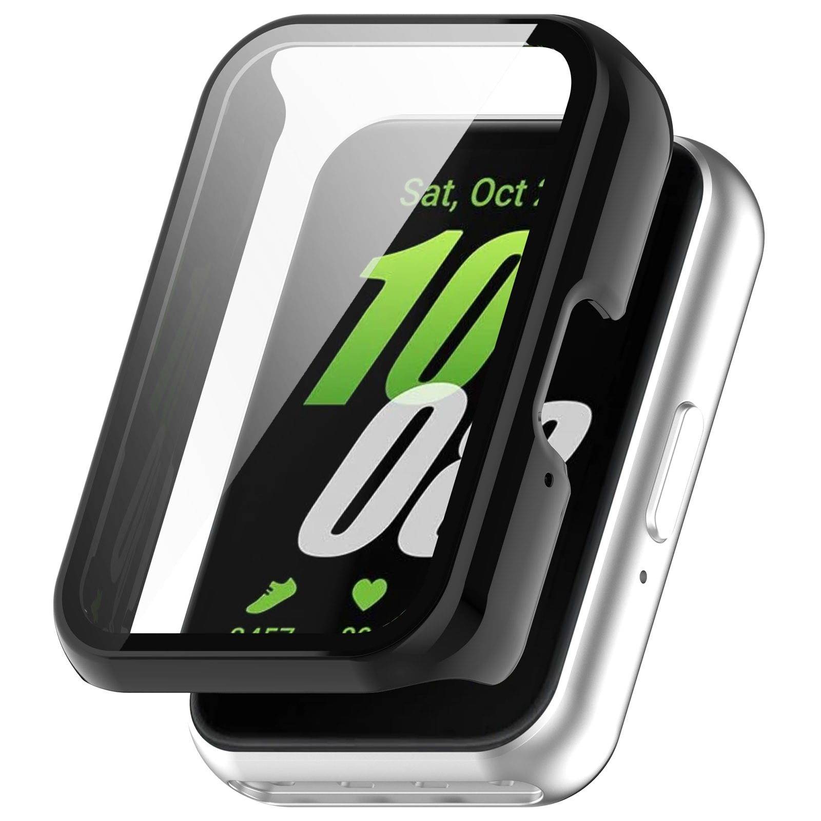 Integrated PC & Tempered Glass Compatible With Smartwatch Bands Durable ...