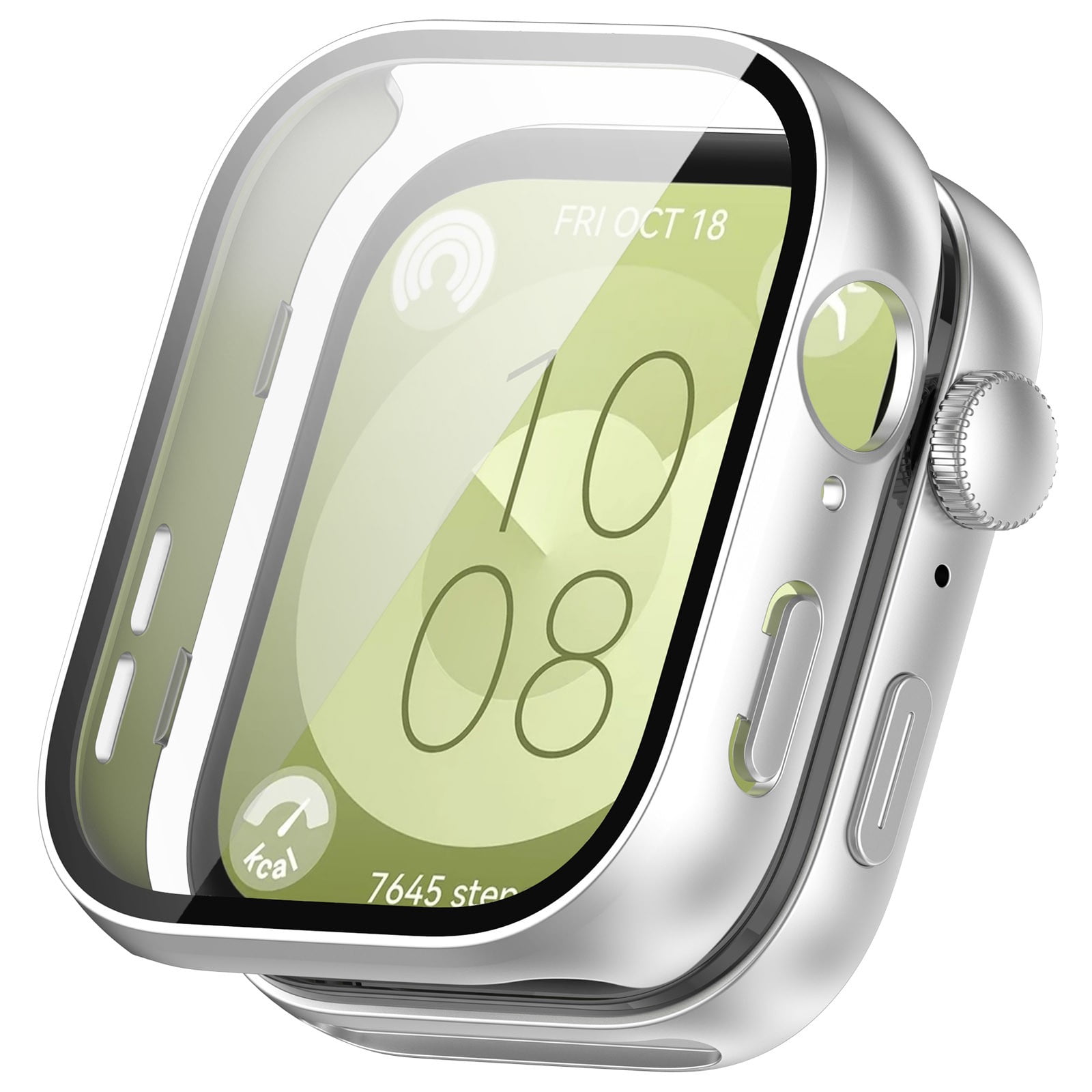 Integrated PC & Tempered Glass Smartwatch Case | Full-Coverage ...