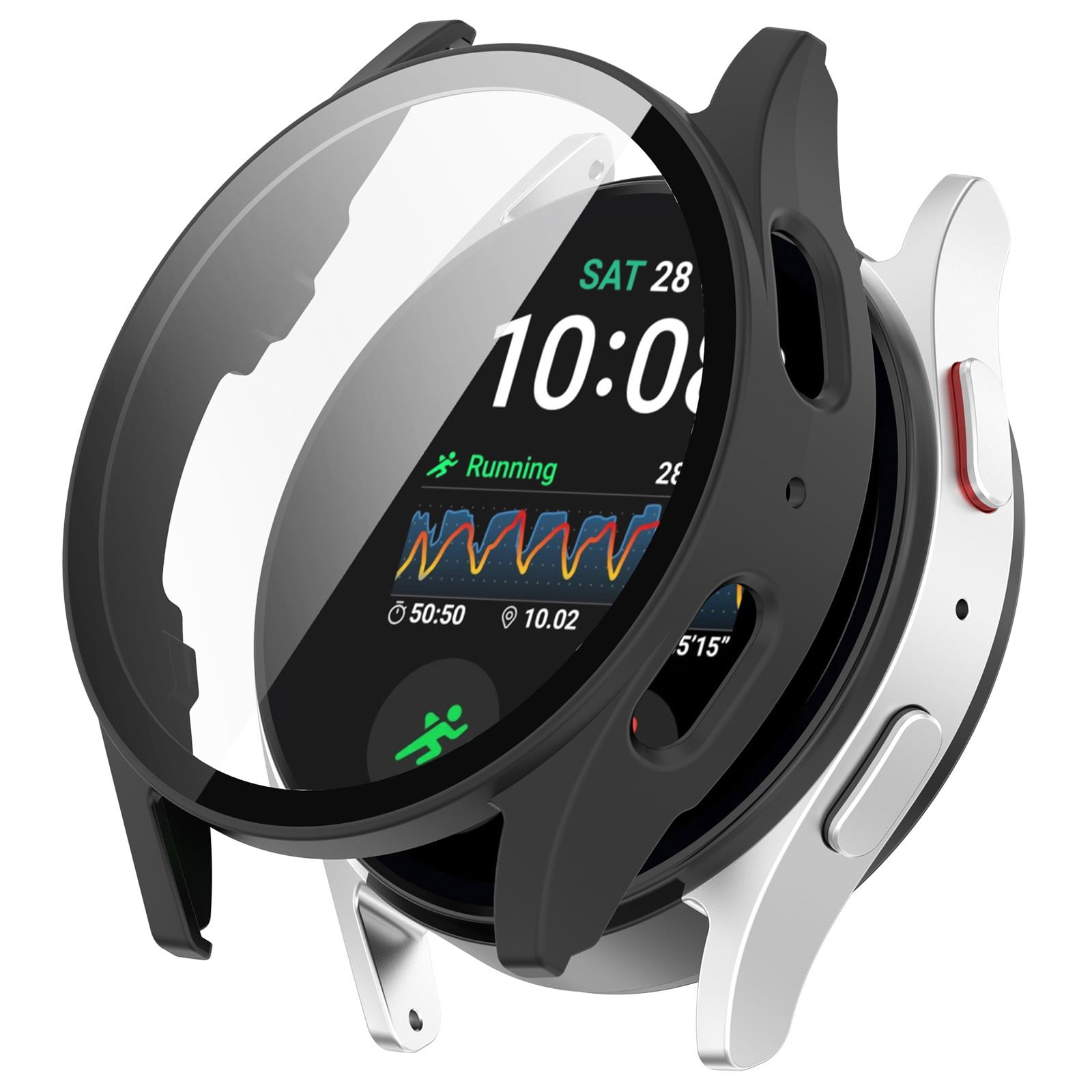 Integrated PC & Tempered Glass Smartwatch Case | Universal ...