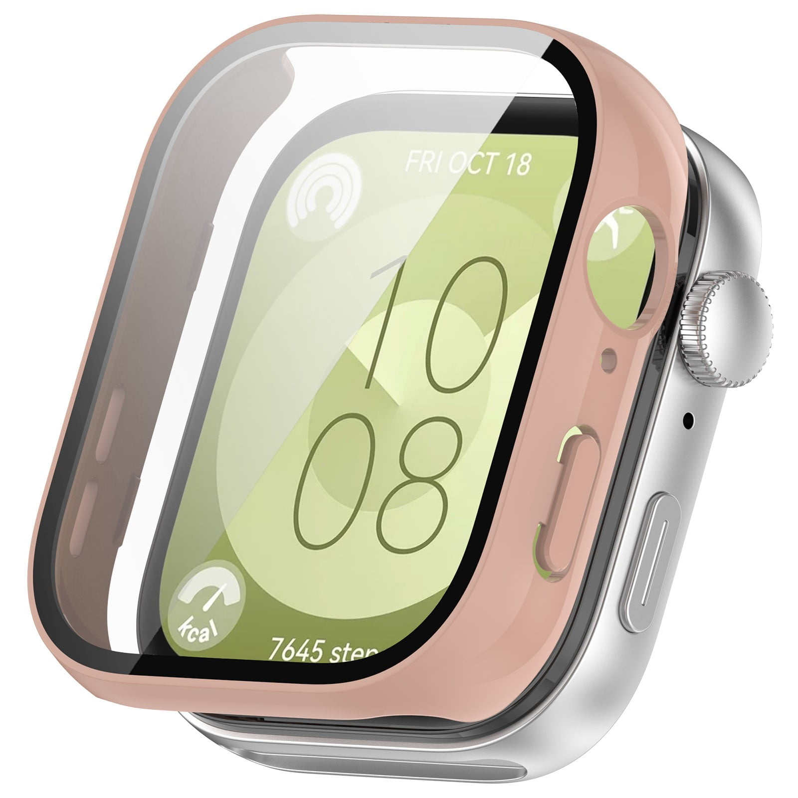 Integrated PC and Tempered Glass Smartwatch Case - Durable, Scratch ...