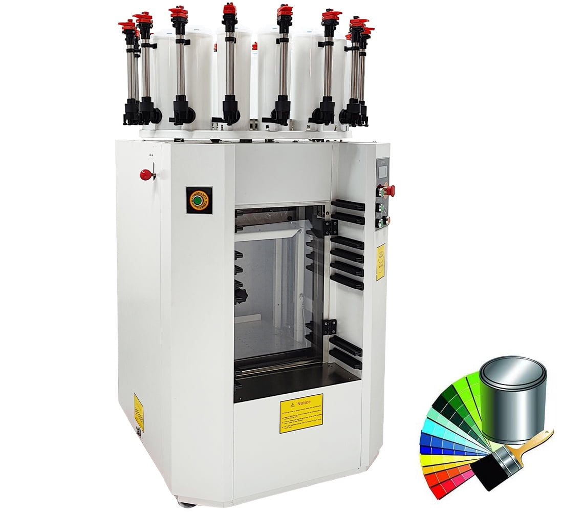 Integrated Paint Colours Mixing Machine Automatic Clamping Shaker Paint ...