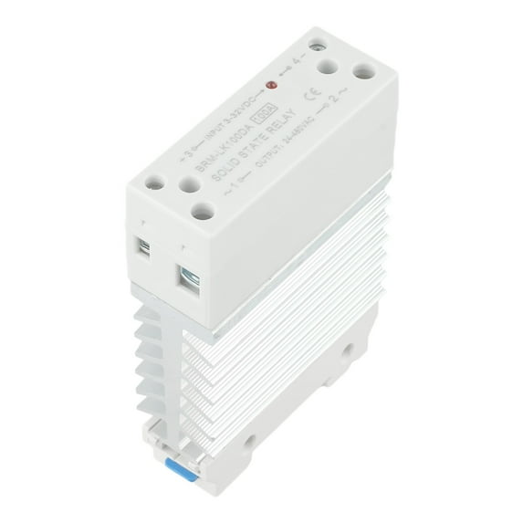 Integrated Rail Solid State Relay 100A Dc Control Ac Single Phase Small ...