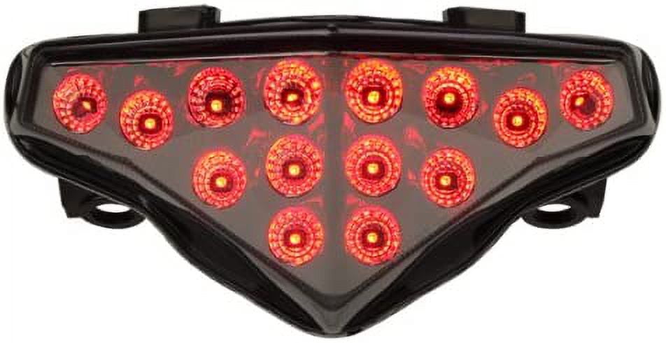 Integrated Sequential LED Tail Lights Smoke Lens for 2012-2016 Kawasaki ...