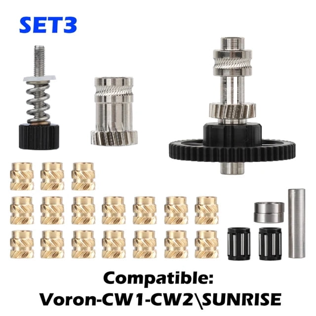 Integrated Shaft Direct Drive ISG Gear Kit For DDG NF Sunrise / Voron ...