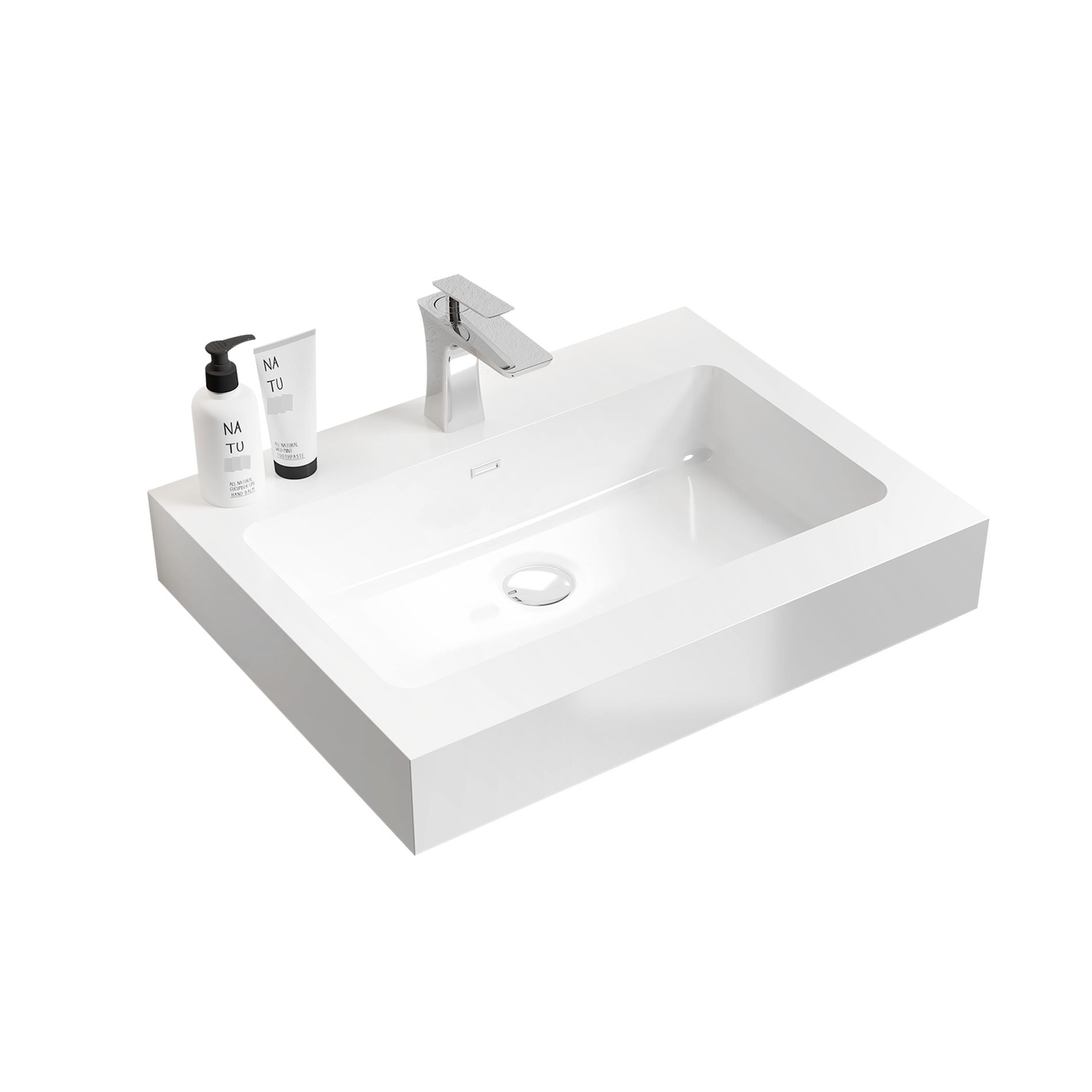 Integrated Solid Surface Basin | Enhance Bathroom with Modern Design ...