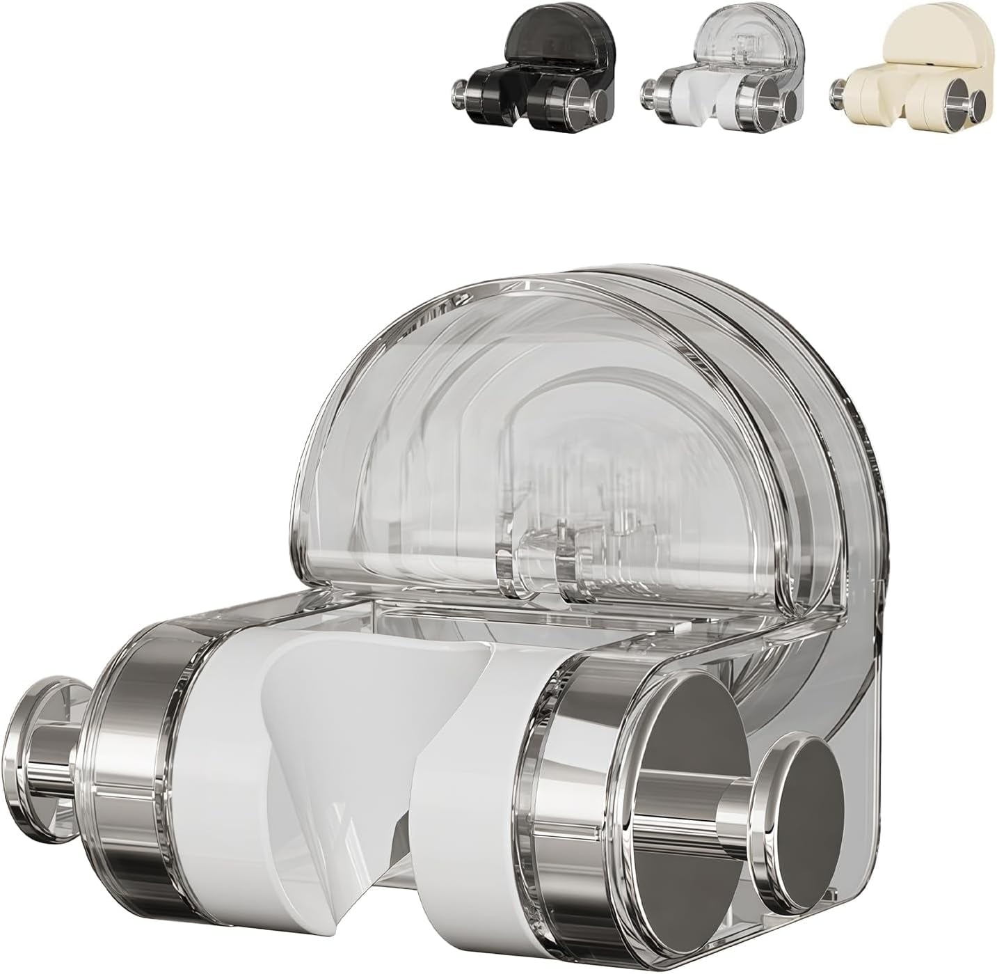 Integrated Suction Cup Shower Rack Wall Mounted Non Perforated Shower ...