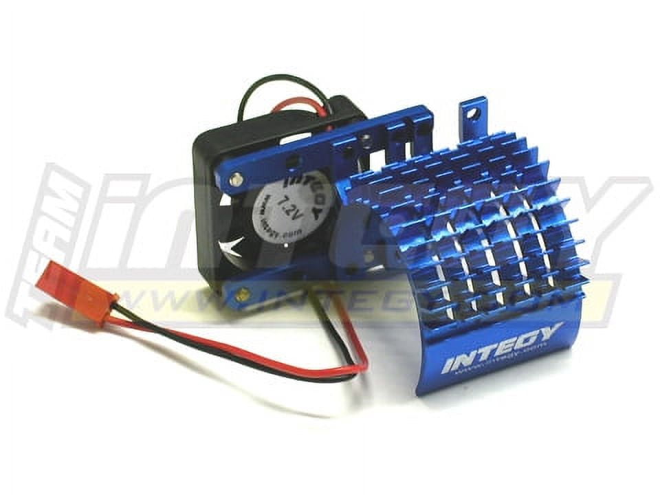 Integy RC Toy Model Hop-ups C22480BLUE Side Mount Super Motor Heatsink ...