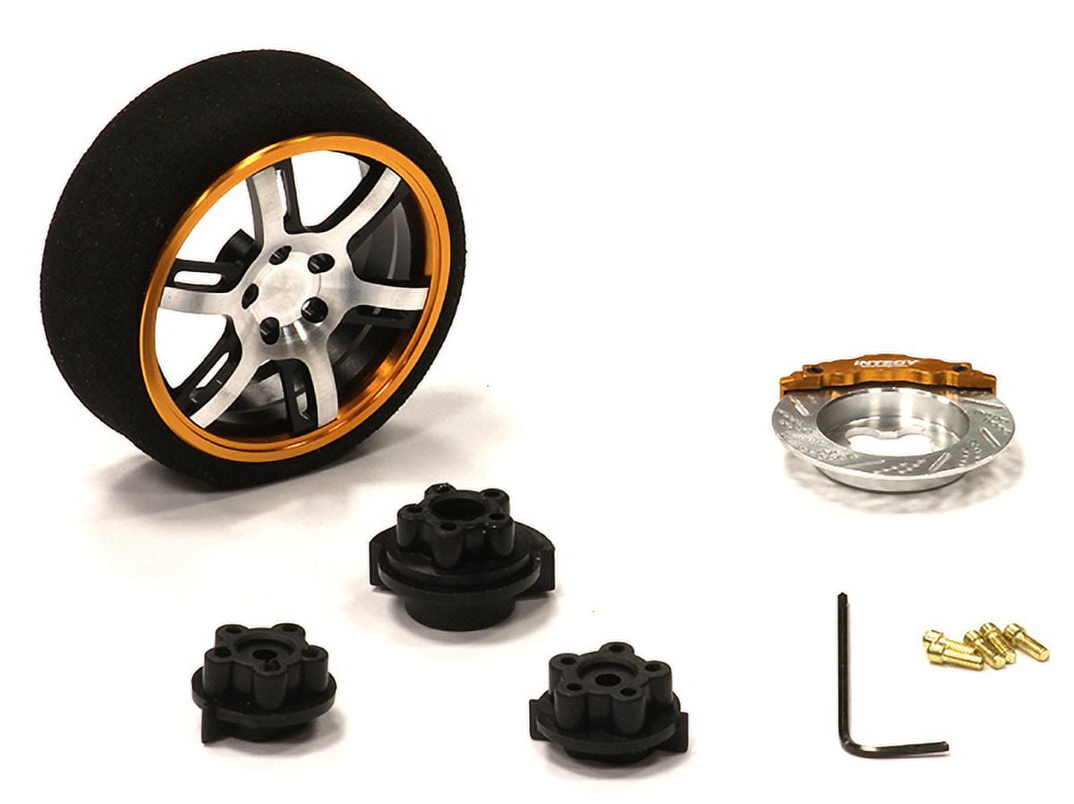 Integy RC Toy Model Hop-ups C23825ORANGEBLACK Evolution X Steering ...