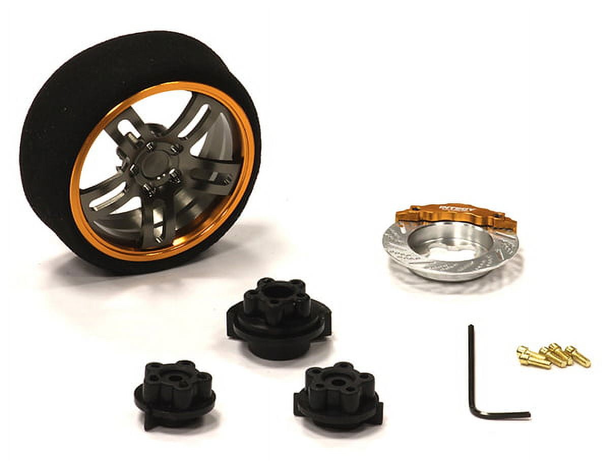 Integy RC Toy Model Hop-ups C23827ORANGEGUN Evolution XII Steering ...