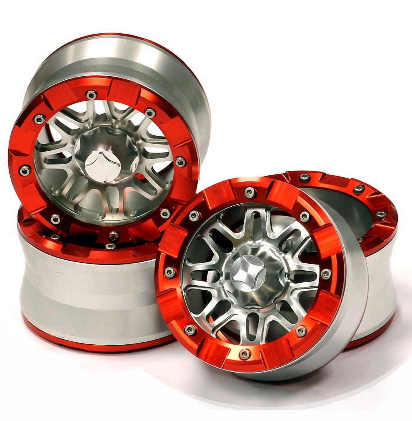 Integy RC Toy Model Hop-ups C24326RED Billet Machined Alloy Dual 8 ...