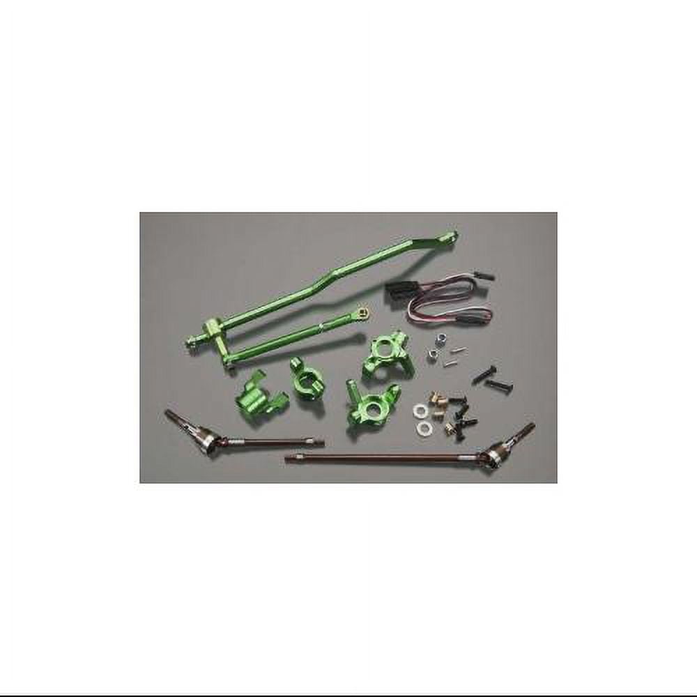 Integy RC Toy Model Hop-ups C24449GREEN V2 4WS Conversion Kit for Axial ...