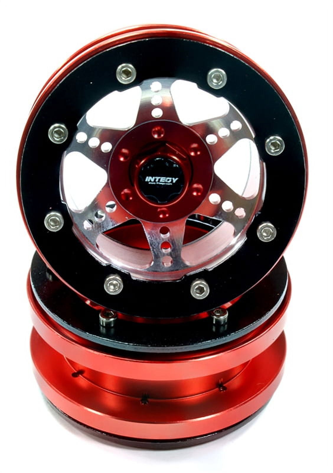 Integy RC Toy Model Hop-ups C25506RED Billet Machined 6 Spoke Type S3 ...