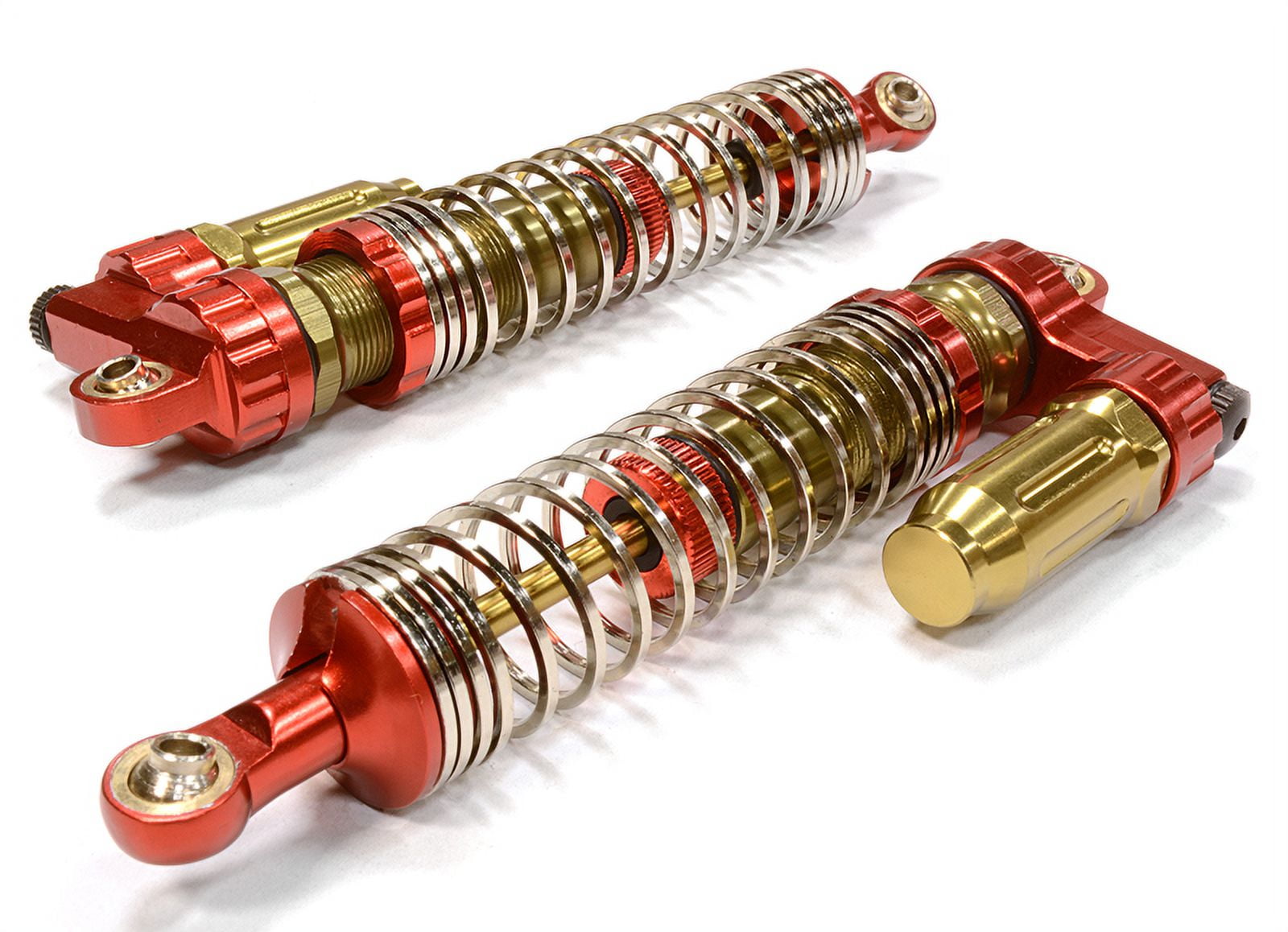 Integy RC Toy Model Hop-ups C25982RED Piggyback Off-Road Shock for 1/10 ...