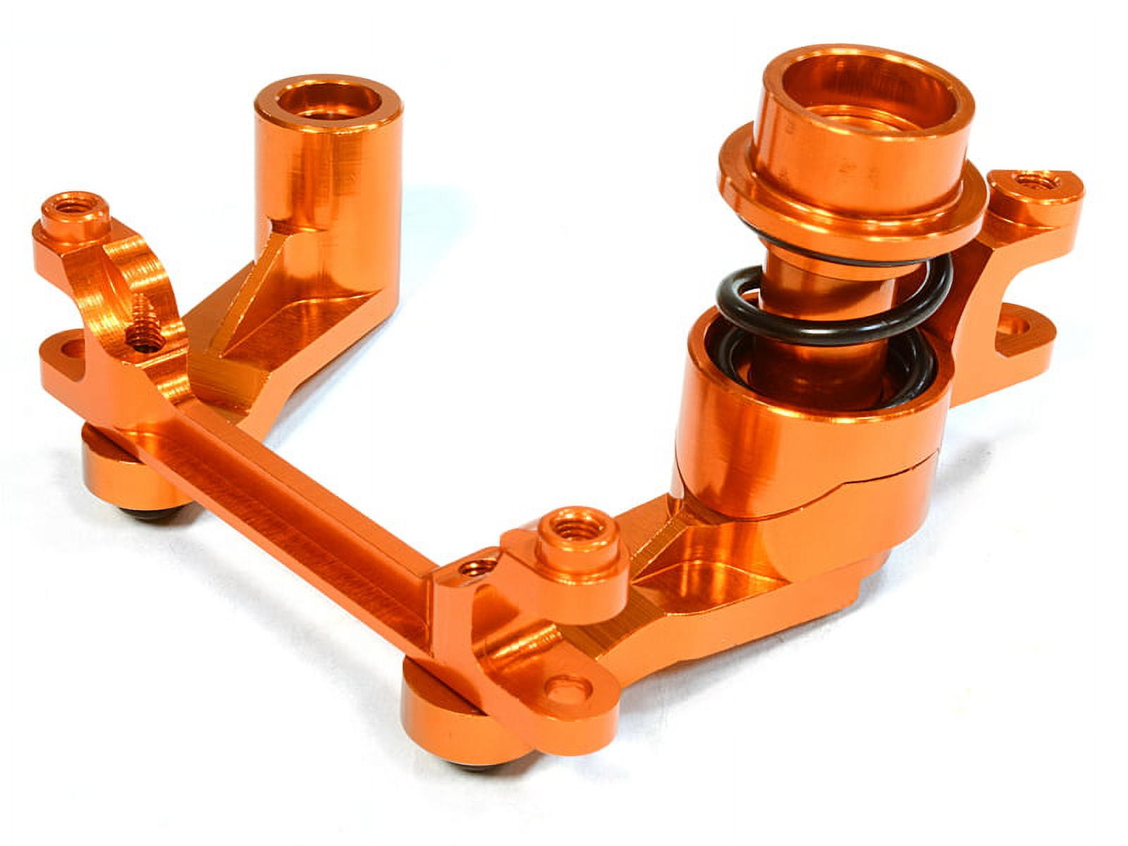 Integy RC Toy Model Hop-ups C26060ORANGE Billet Machined Steering Bell ...