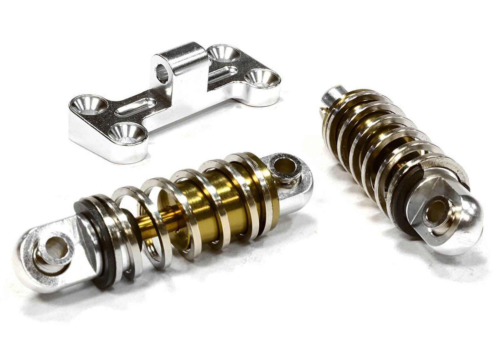 Integy RC Toy Model Hop-ups C26105SILVER Billet Machined Spring Loaded ...