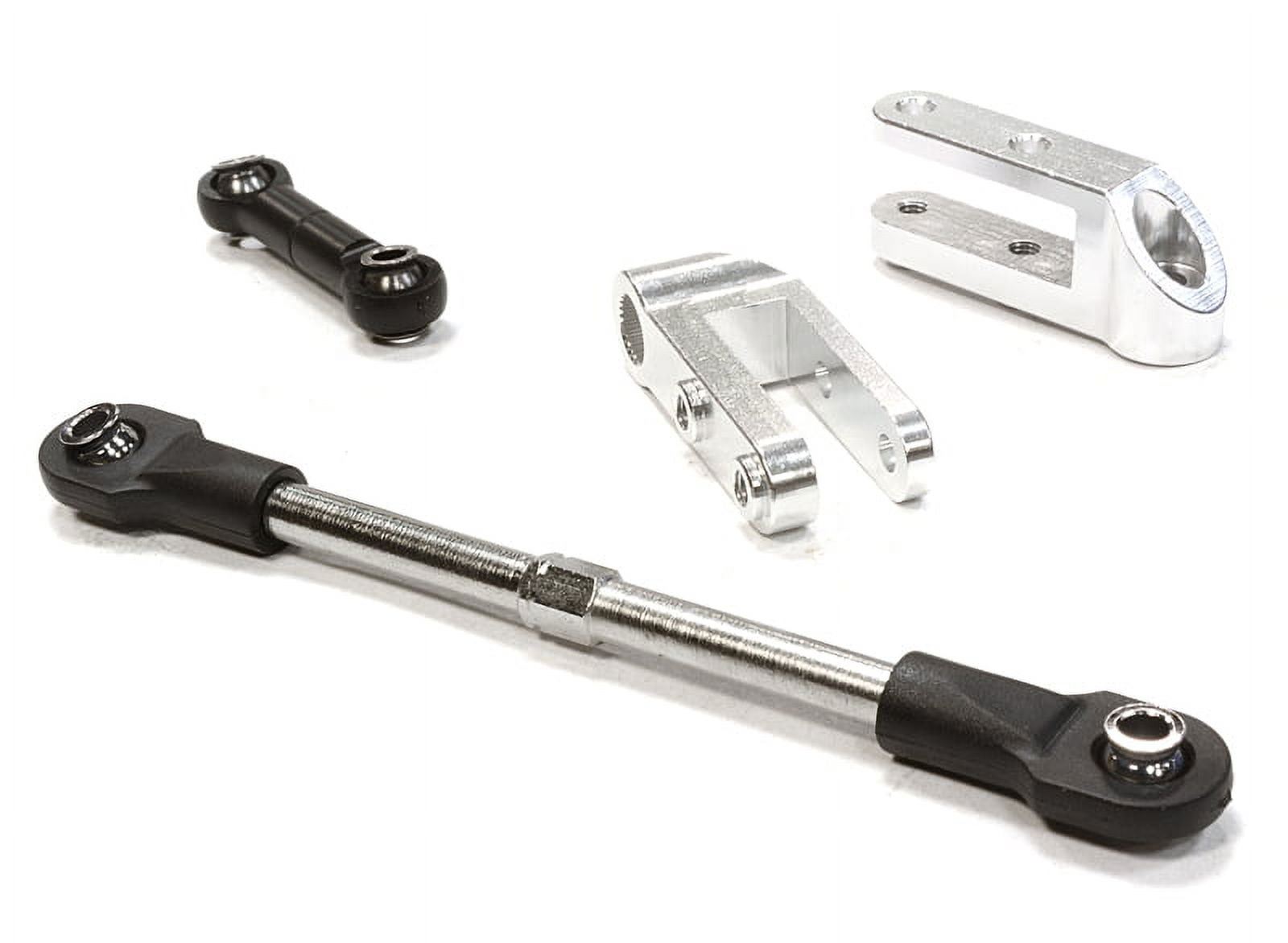 Integy RC Toy Model Hop-ups C26195SILVER Billet Machined Servo Horn ...