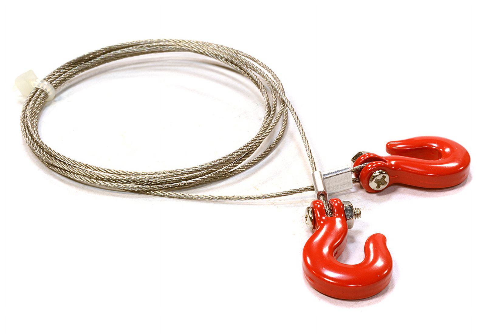 Integy RC Toy Model Hop-ups C26429RED Realistic Cable & Hook Set for 1/ ...