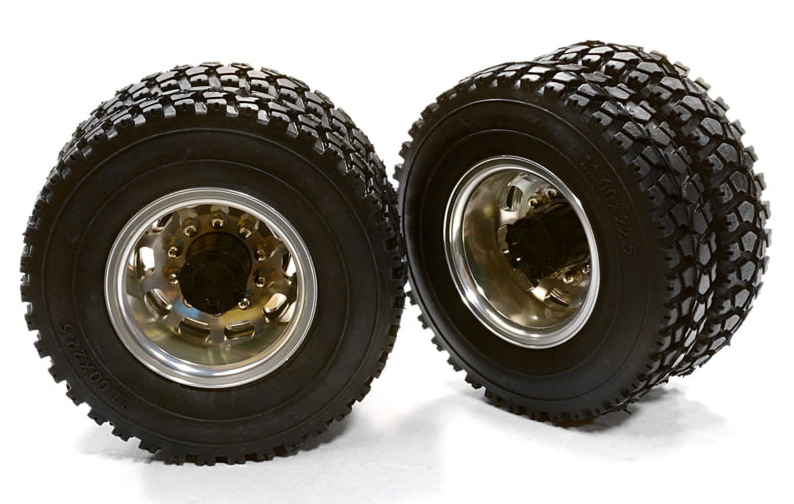 Integy RC Toy Model Hop-ups C26577BLACK Machined Alloy T5 Rear Dually ...