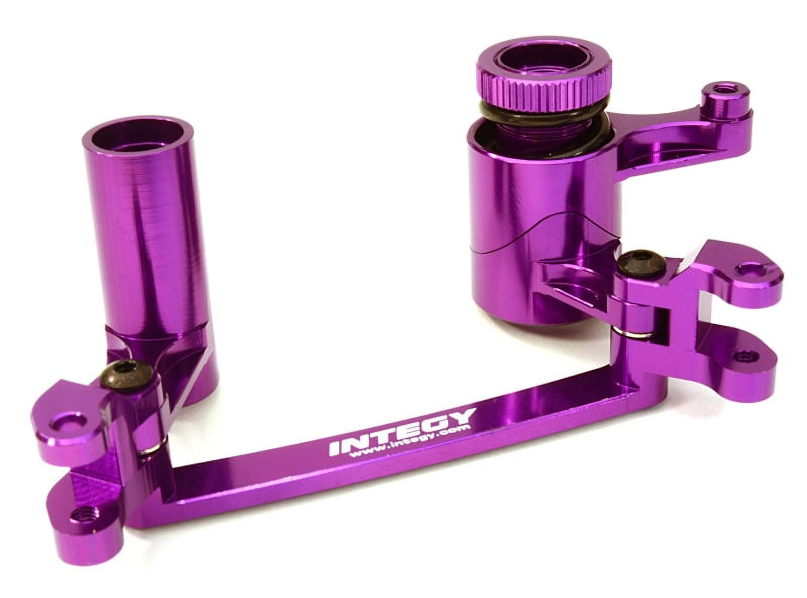 Integy RC Toy Model Hop-ups C26867PURPLE Billet Machined Steering Bell ...