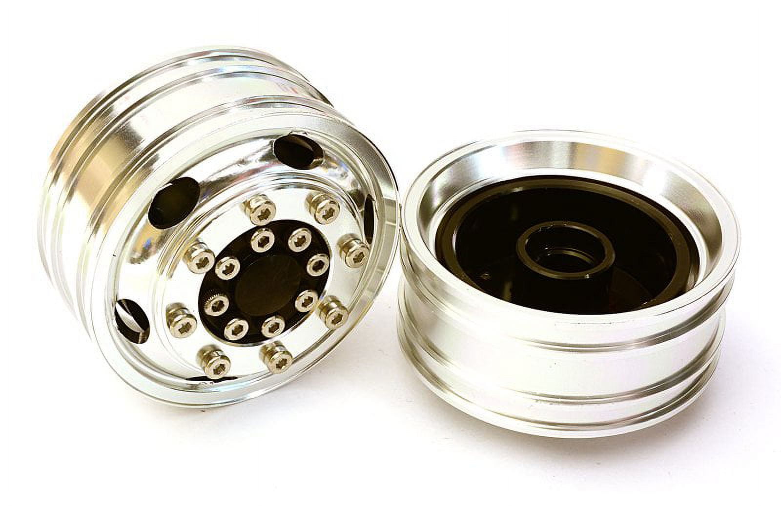 Integy RC Toy Model Hop-ups C27648SILVER Billet Machined Alloy T8 Front ...