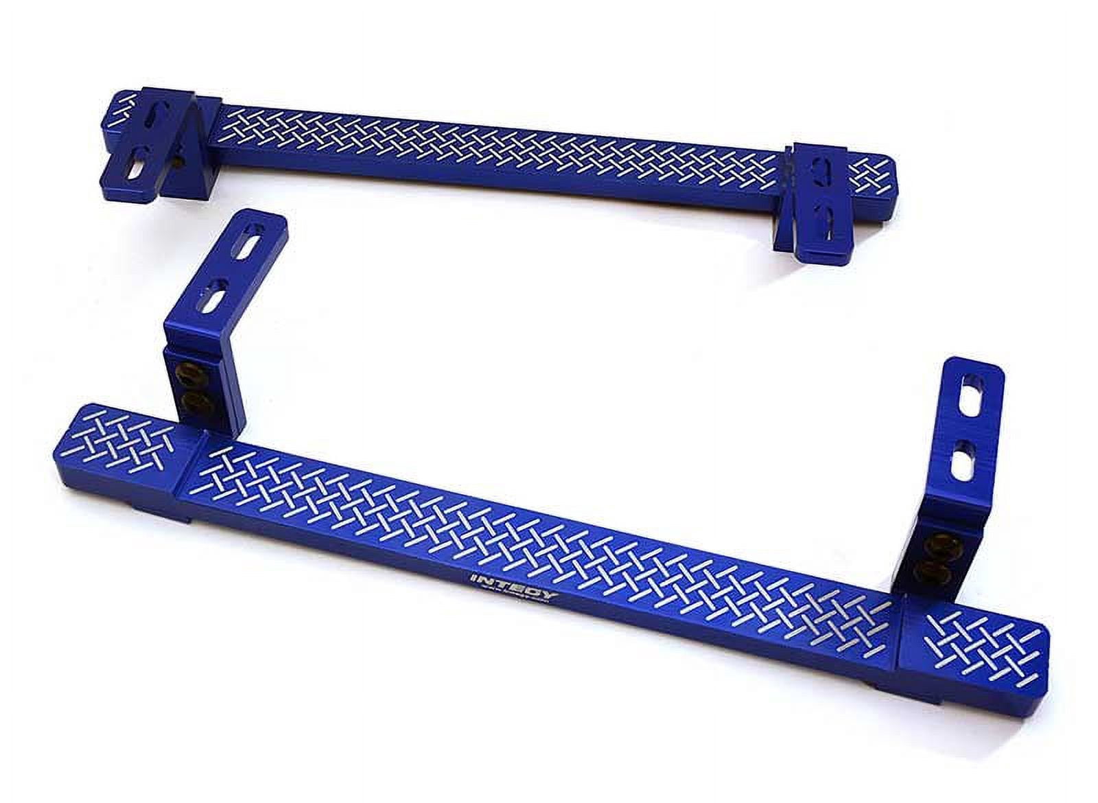 Integy RC Toy Model Hop-ups C28485BLUE Alloy Machined Side Step Plate ...
