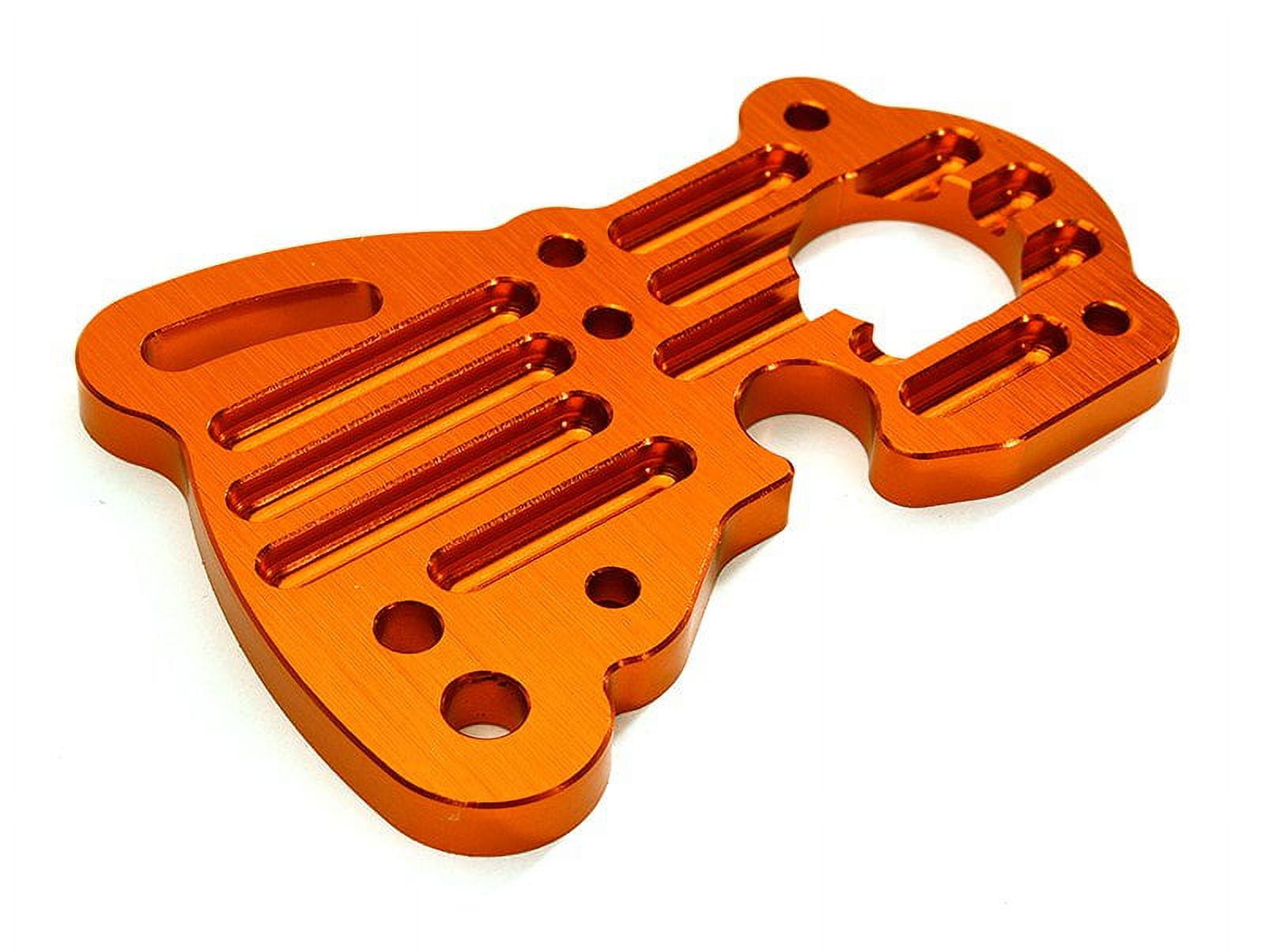 Integy RC Toy Model Hop-ups C28671ORANGE Billet Machined Motor Plate w ...