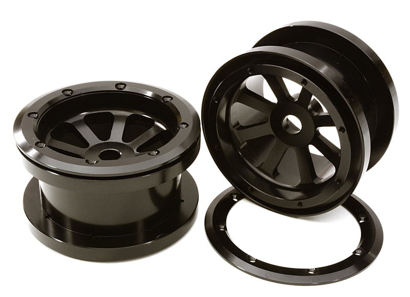 Integy RC Toy Model Hop-ups OBM-23031BLACK CNC Machined Alloy 8 Spoke ...
