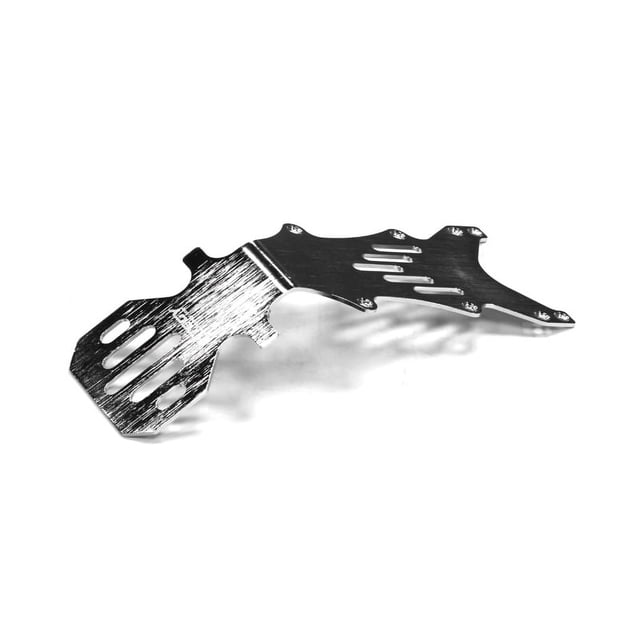 Integy RC Toy Model Hop-ups T4068 Billet Machined Steel Rear Skid Plate ...