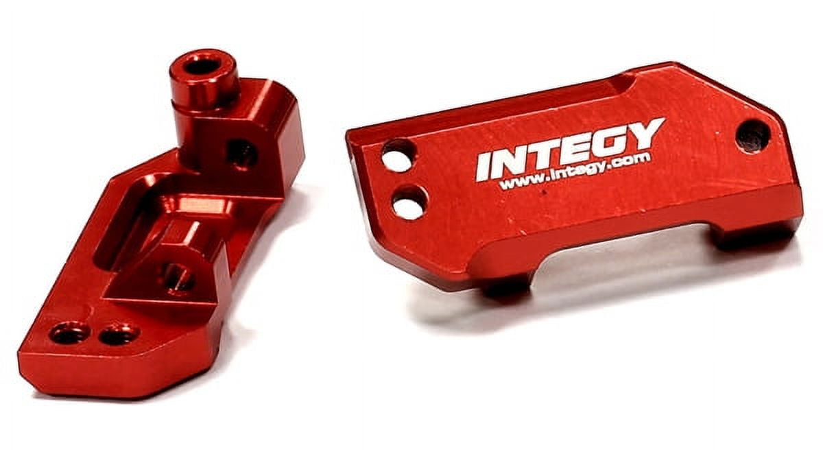Integy RC Toy Model Hop-ups T8663RED Billet Machined Front Caster ...