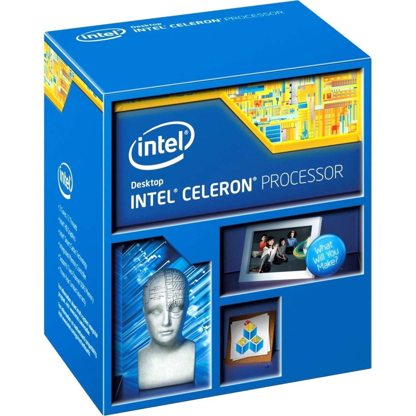 Intel Celeron G1000 (4th Gen) G1850 Dual-core (2 Core) 2.90 GHz ...