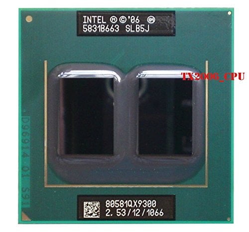 Intel Core 2 Extreme QX9300 SLB5J 2.53GHz 12MB Quad-core Mobile CPU ...