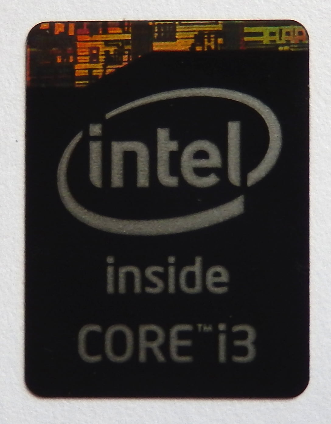 Intel Core i3 Inside Sticker 16mm x 21mm / 5/8" x 7/8" [825] - Walmart.com