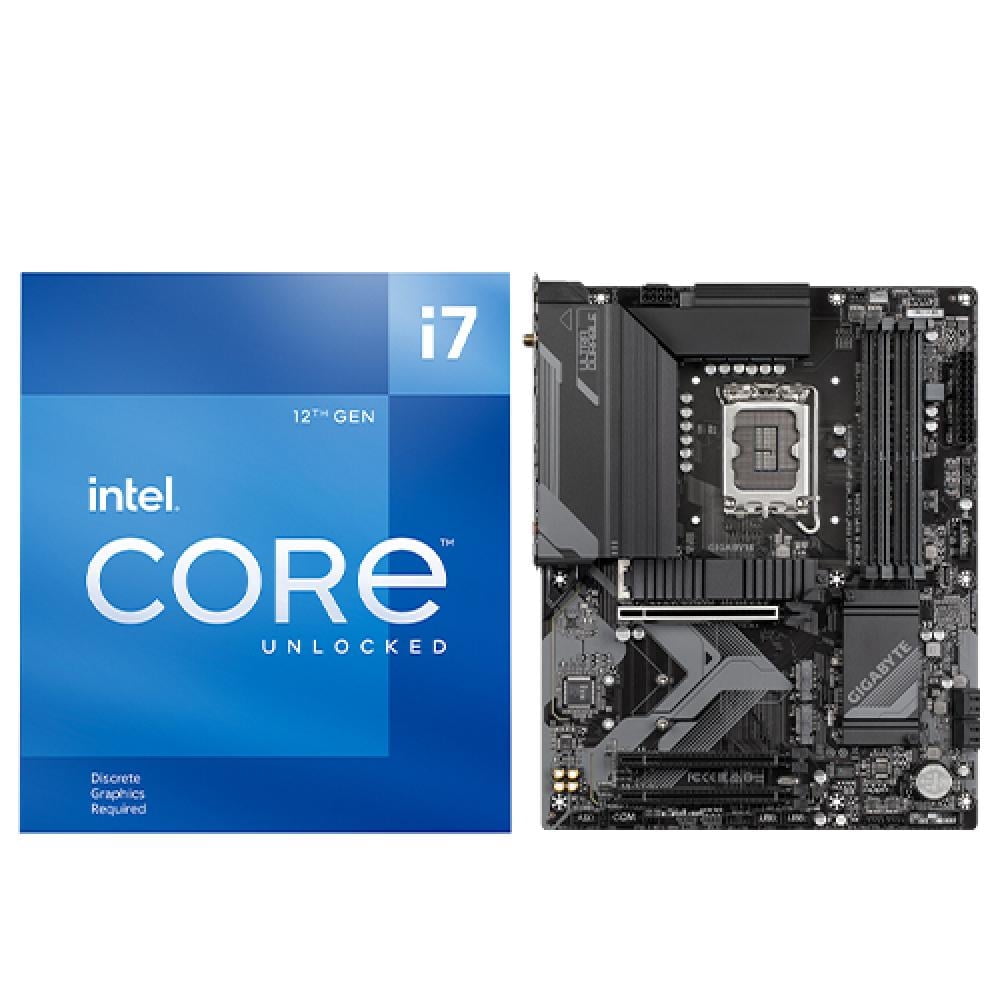 Intel Core i7-12700KF Unlocked Desktop Processor + GIGABYTE Ultra ...
