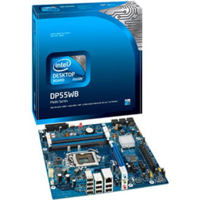 Intel DP55WB Desktop Motherboard, Intel, P55 Express Chipset, Micro ATX ...