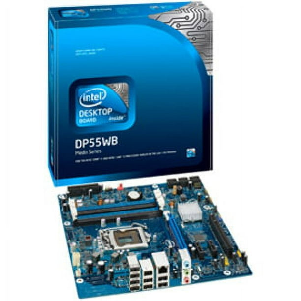 Intel DP55WB Desktop Motherboard, Intel, P55 Express Chipset, Micro ATX ...
