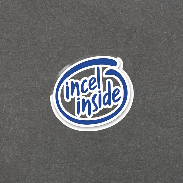 Intel Inside Retro Logo Sticker - Vintage Computer Nostalgia Decalphone ...