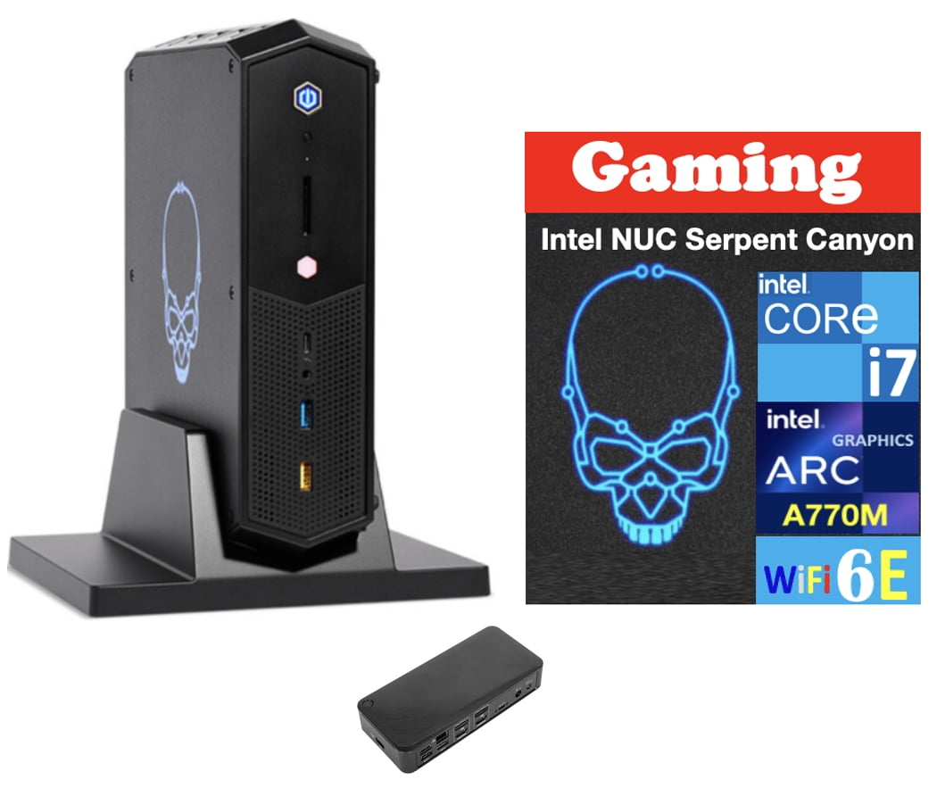 Intel NUC Serpent Canyon Gaming Mini Desktop (Intel i7-12700H, Intel ...