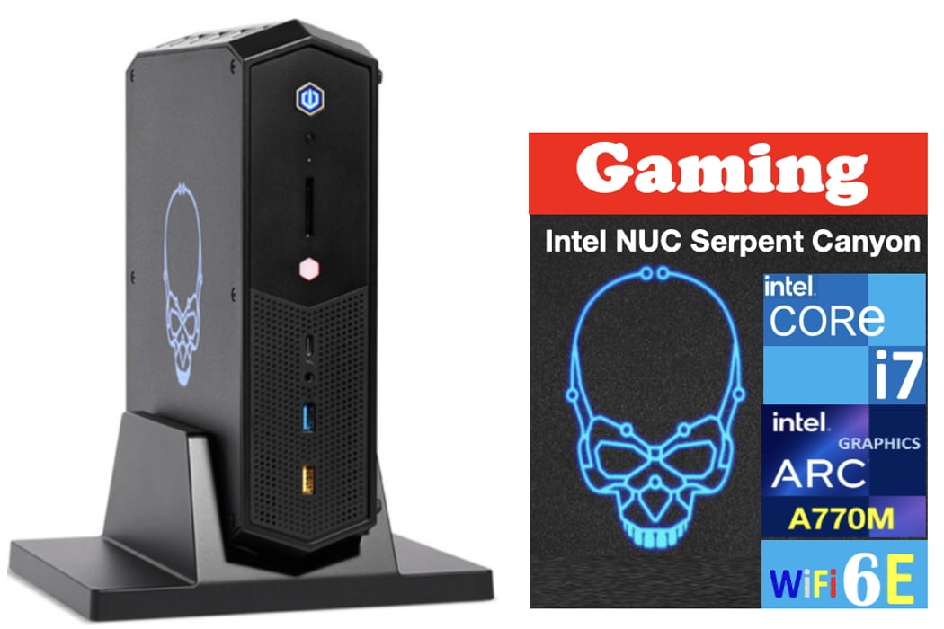 Intel NUC Serpent Canyon Gaming Mini Desktop (Intel i7-12700H, Intel ...