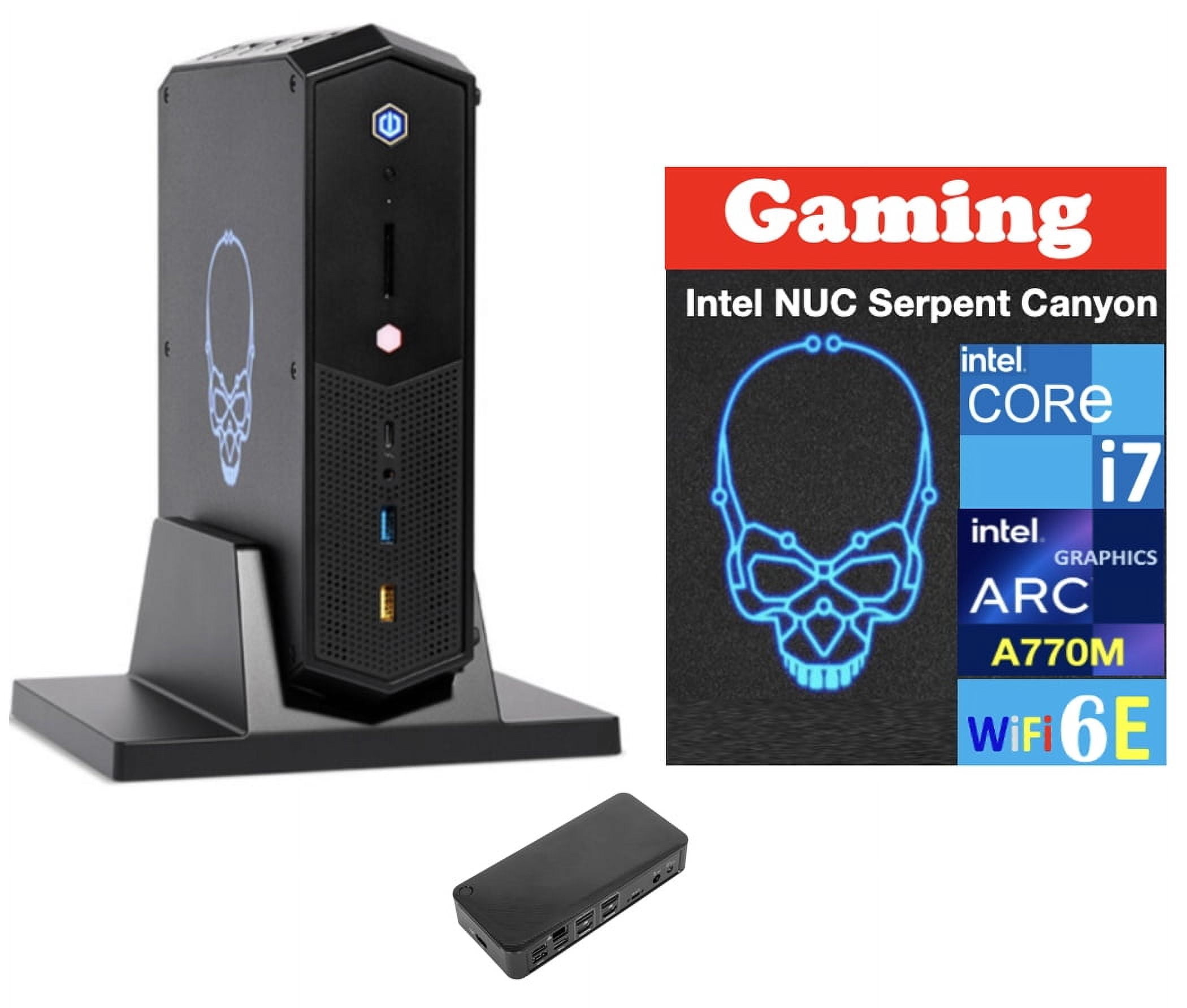 Intel NUC Serpent Canyon Gaming Mini Desktop (Intel i7-12700H, Intel ...