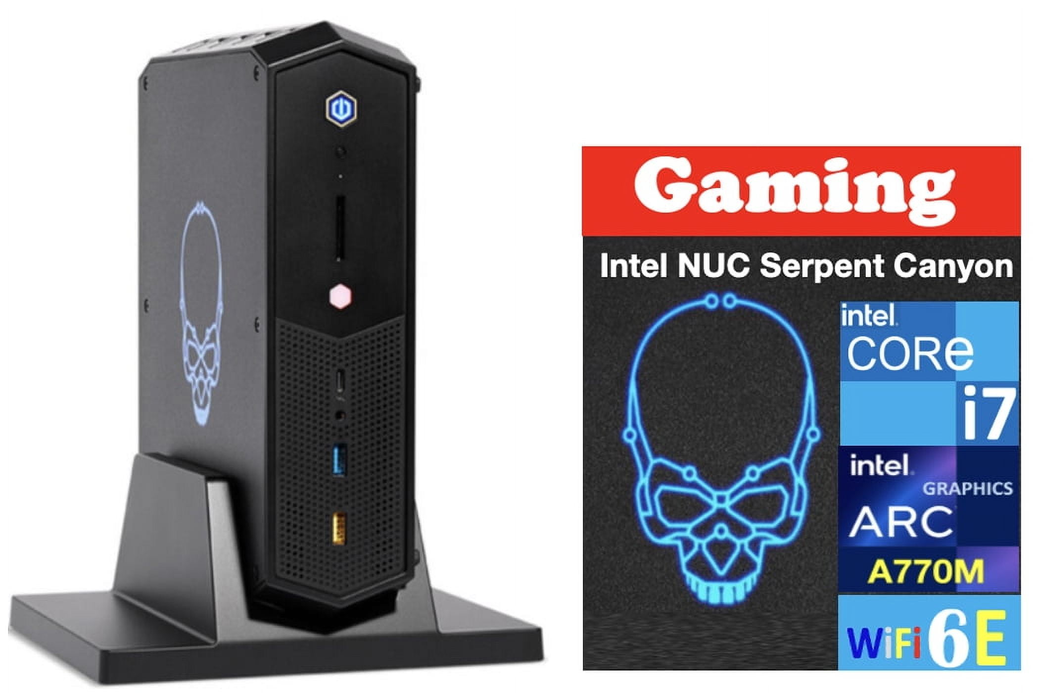 Intel NUC Serpent Canyon Gaming Mini Desktop (Intel i7-12700H, Intel ...