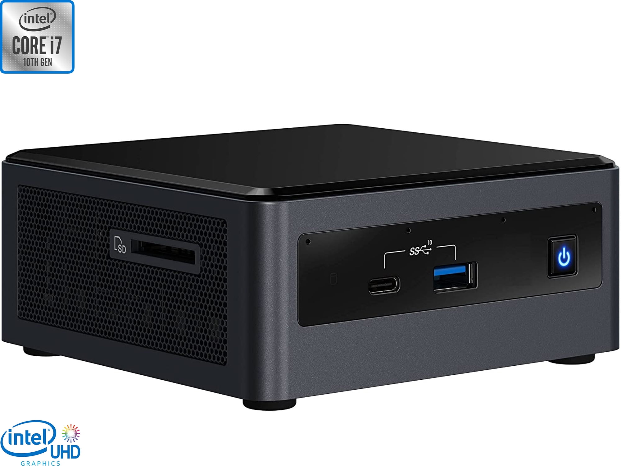 Intel NUC10I7FNHN Mini PC, Intel Core I7-10710U Upto 4.7GHz, 8GB RAM ...
