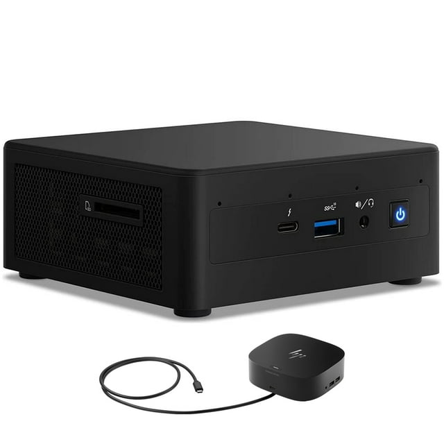 Intel NUC11PAHi7 Home/Business Mini Desktop (Intel i7-1165G7 4-Core, Integrated Graphics, 32GB ...