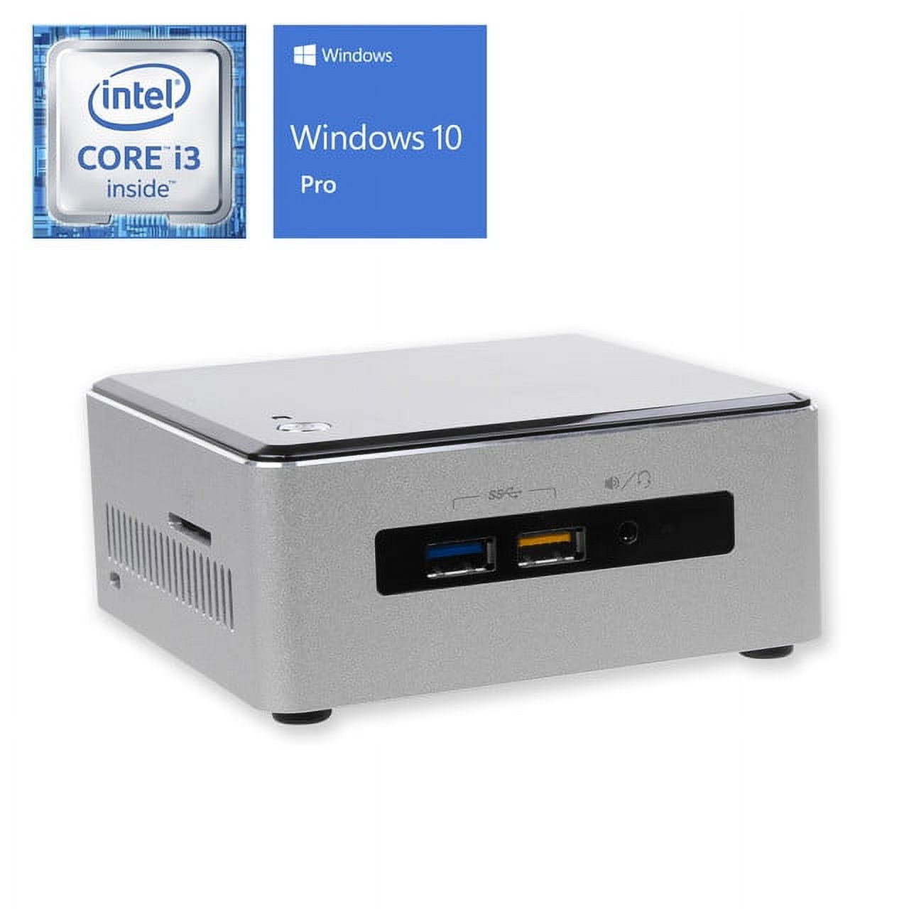 Intel NUC6i3SYH Mini PC, Intel Core i3-6100U 2.3GHz, 16GB RAM, 256GB ...