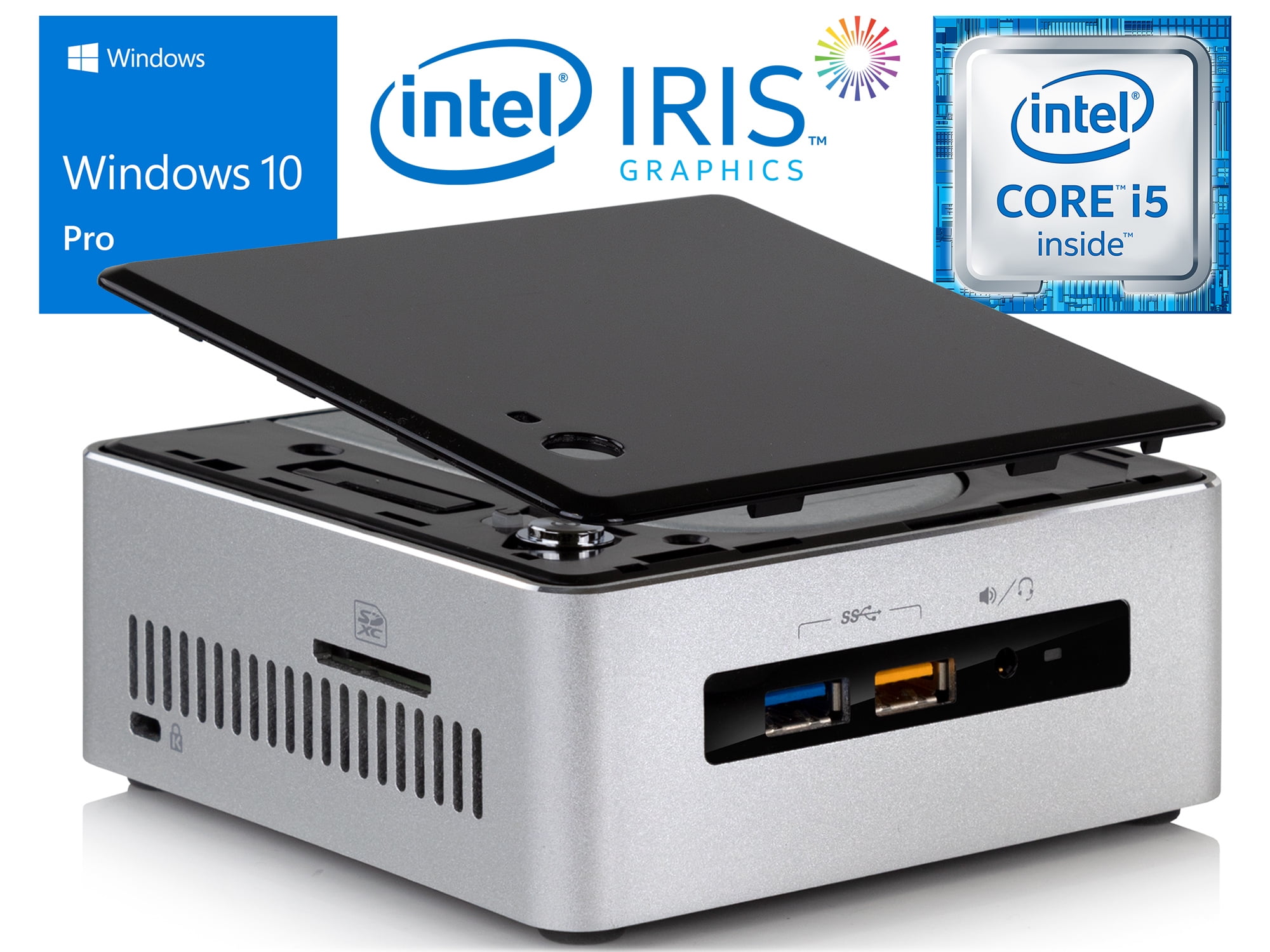 Intel NUC6i5SYH Mini PC, Intel Core i5-6260U Upto 2.90GHz, 4GB RAM ...