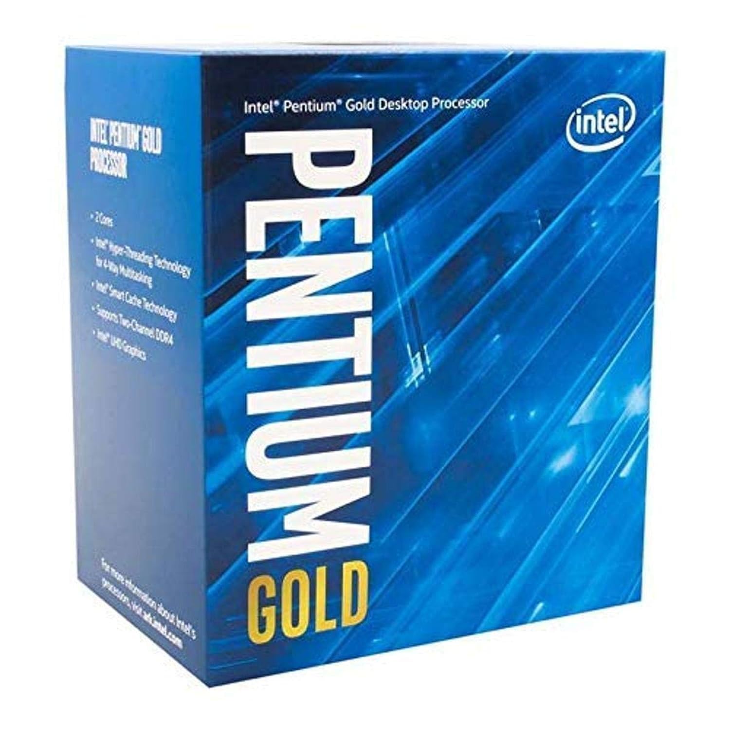 Intel® Pentium Gold G-6400 Desktop Processor 2 Cores 4.0 GHz LGA1200 ...