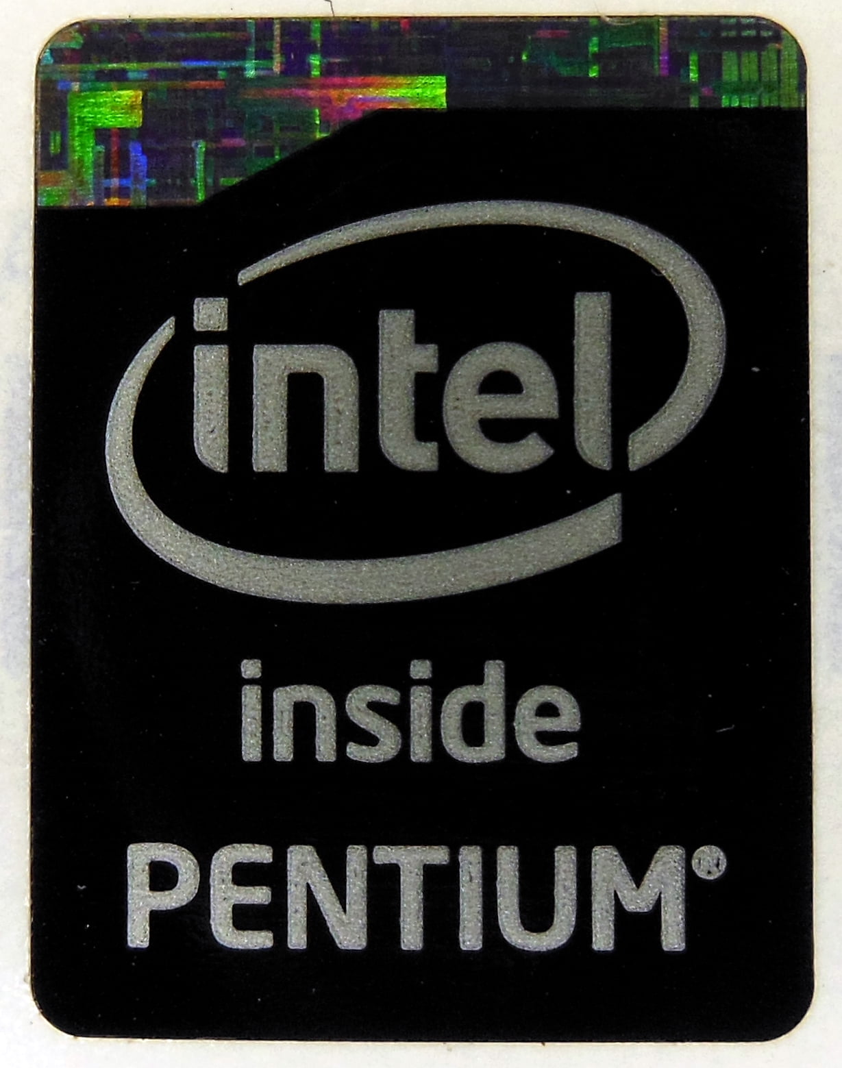 Intel Pentium Inside Sticker 16 x 21mm / 5/8" x 7/8" [771] - Walmart.com