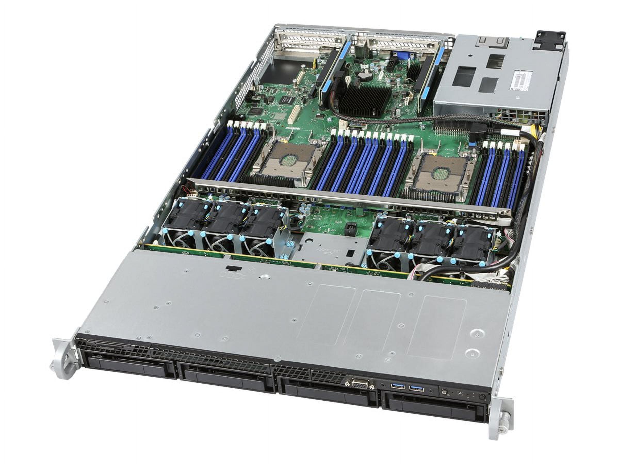 Intel Server System R1304WFTYSR Barebone System, 1U Rack-mountable ...